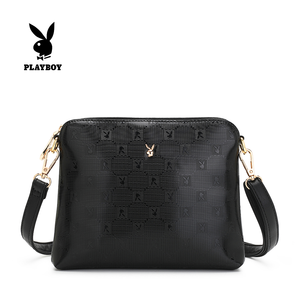 [CLEARANCE]-PLAYBOY Monogram Ladies Sling Bag - Multi Color BXW 552 ...
