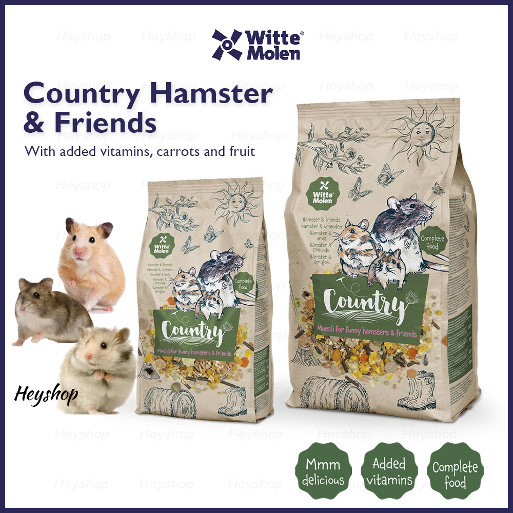 Witte Molen Country Country Hamster & Friends 850g / 3kg Makanan ...