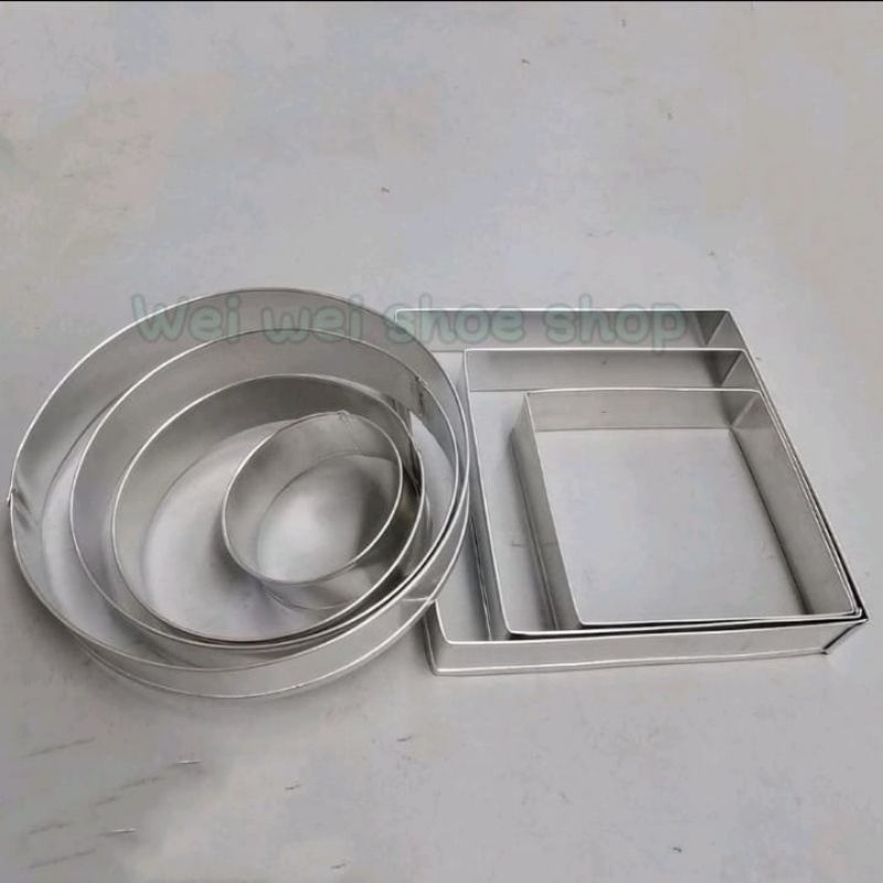 Handmade2.5,4,5,6inch (1 inch ) Ring Round And Square Ring Bulat Burger ...