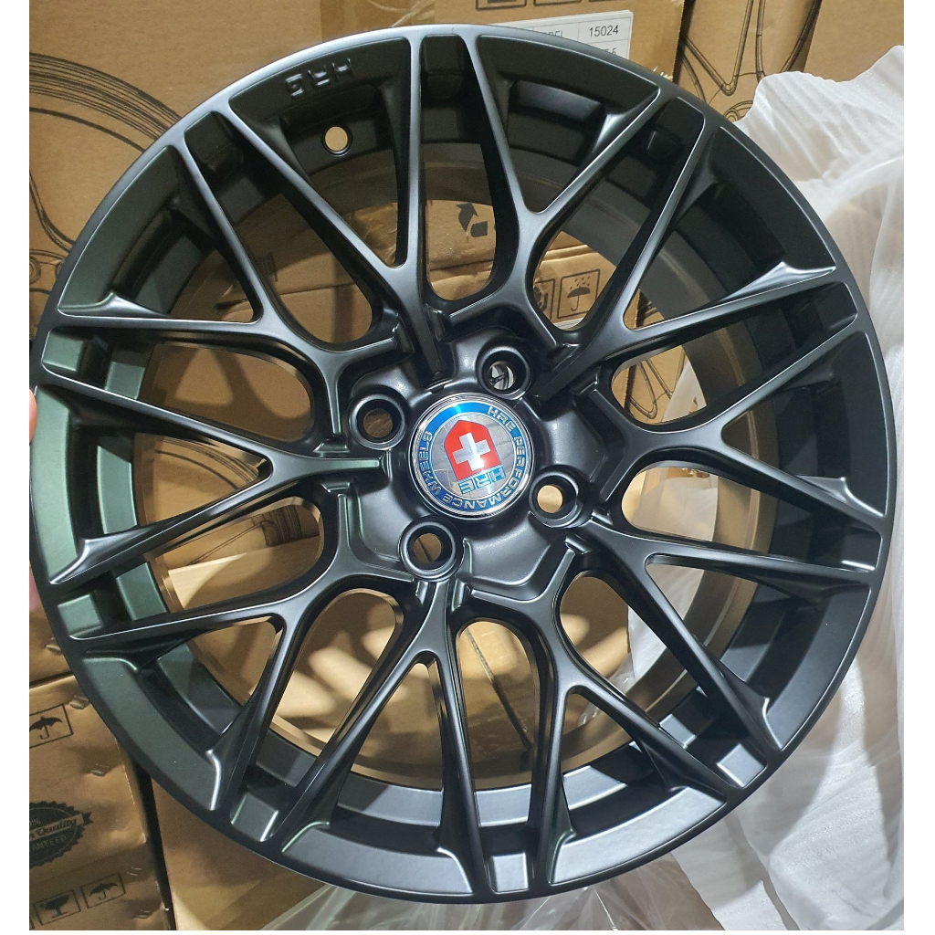 HRE Sport Rim 15Inch 15x6.5 4x100 ET35 RIM BARU MATT BLACK (FLOW ...