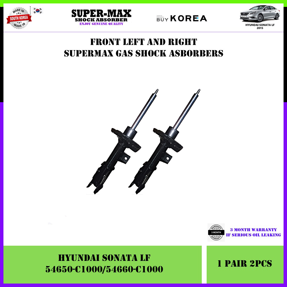 Hyundai Sonata LF 2015 Front Left And Right Supermax Gas Shock ...