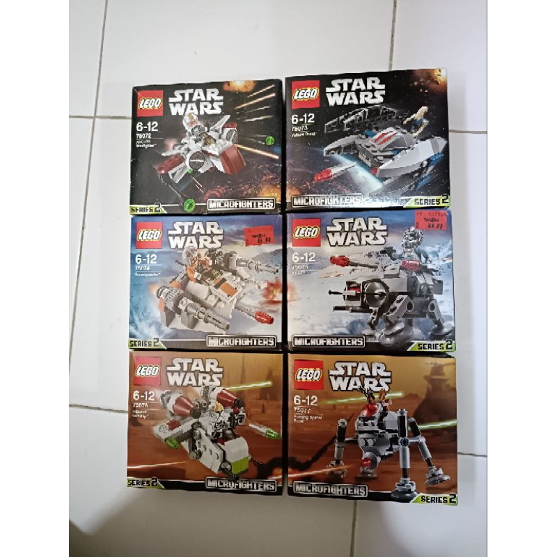 LEGO Star Wars Microfighter Series 2 (75072, 75073, 75074, 75075, 75076 ...