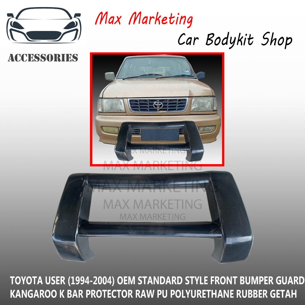 TOYOTA USER (1994-2004) OEM STANDARD STYLE FRONT BUMPER GUARD KANGAROO ...