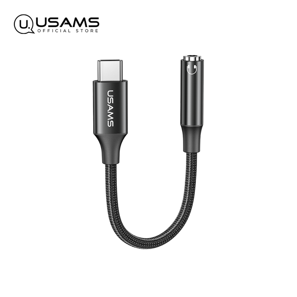 USAMS Type-C to 3.5mm Headphone Audio Adapter with DAC (Digital to ...