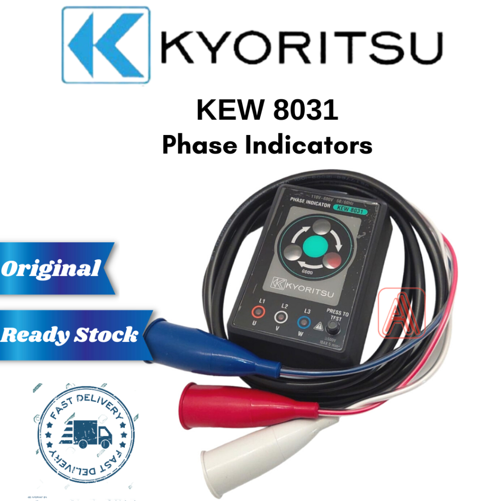 Kyoritsu 8031 Digital Phase Indicator with open phase checker ...