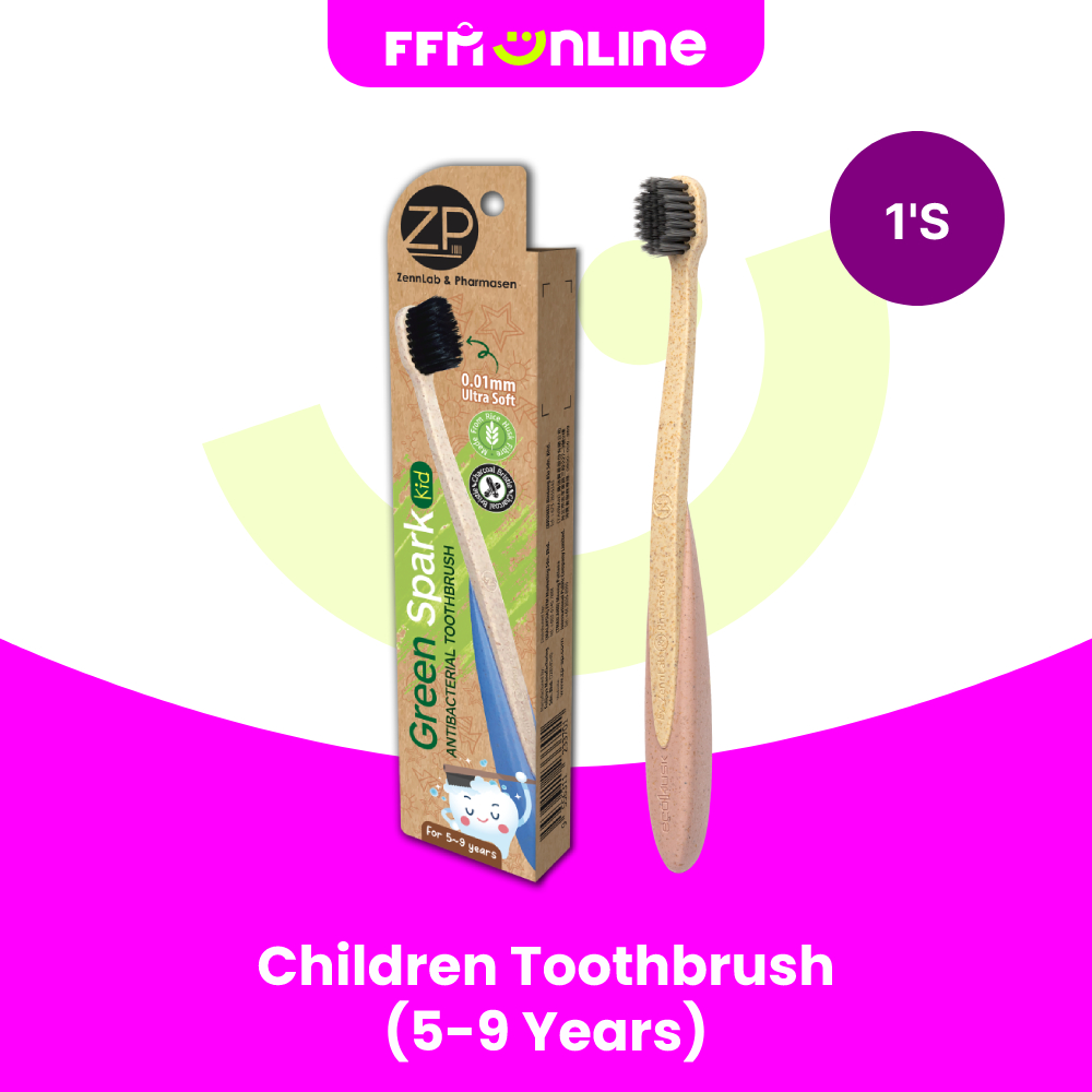 ZP Green Spark Kid Toothbrush (Age 5-9 Years Old) | Shopee Malaysia