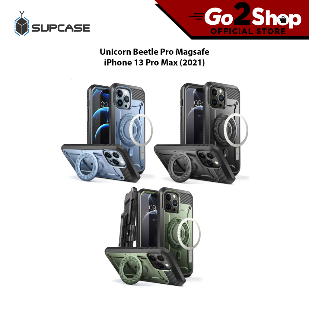 Supcase UB Pro MagSafe Rugged Case for iP 13 Pro Max (2021) with Built ...