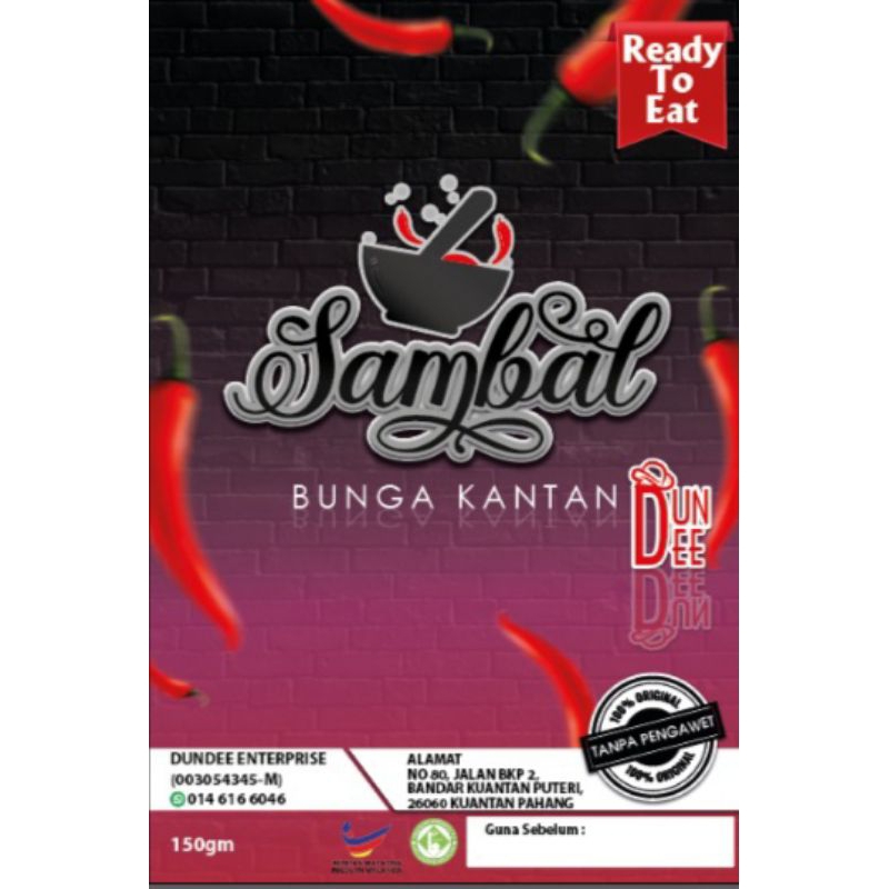 Sambal Bunga Kantan (150gm) | Shopee Malaysia