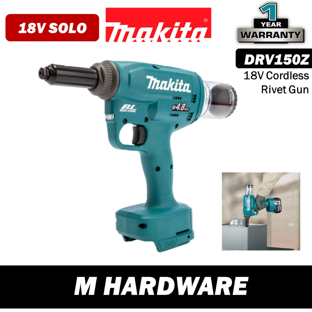 MAKITA DRV150Z 18V CORDLESS Rivet Gun | Shopee Malaysia