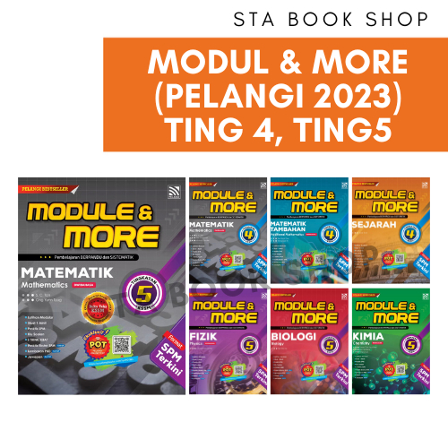 [STA] 2023 MODULE & MORE KSSM TINGKATAN 4 & 5 (PELANGI) | Shopee Malaysia