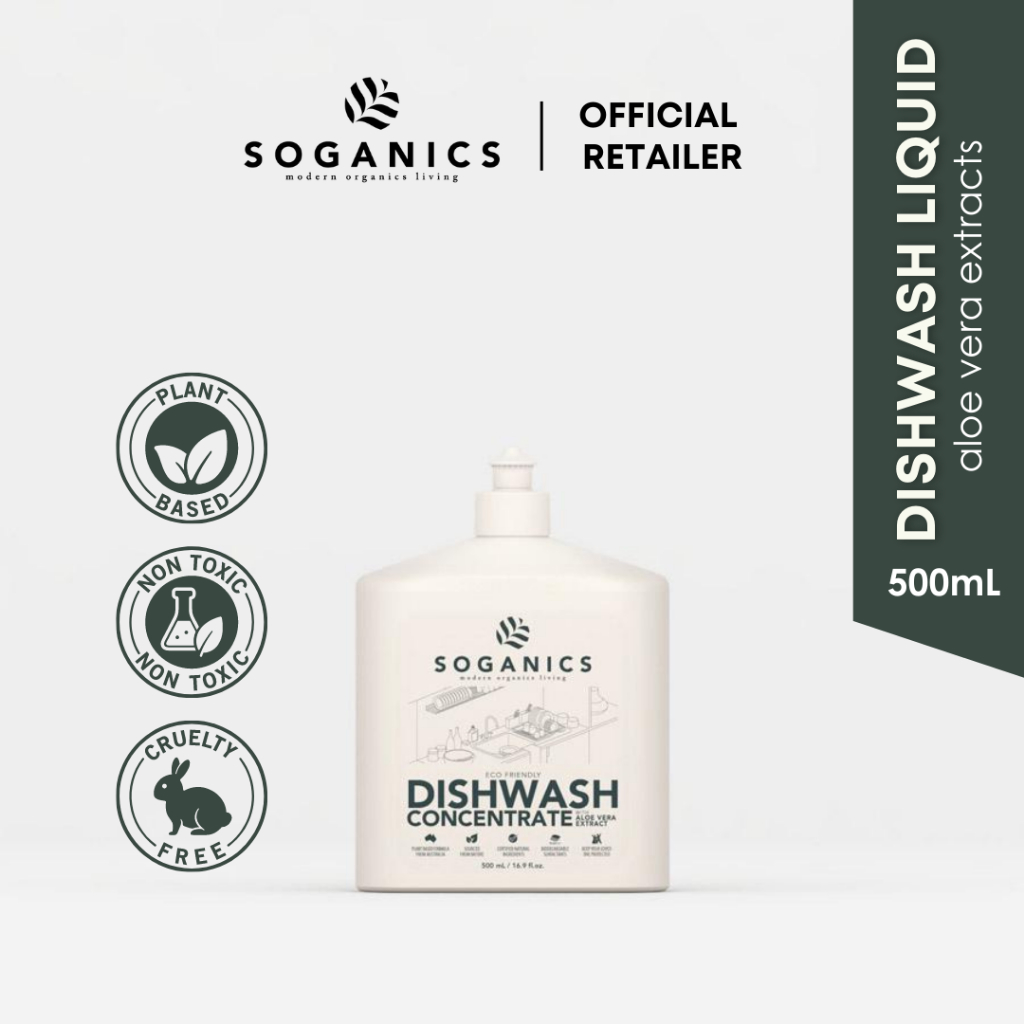 SOGANICS Dishwash Liquid Concentrate (500mL) | Shopee Malaysia