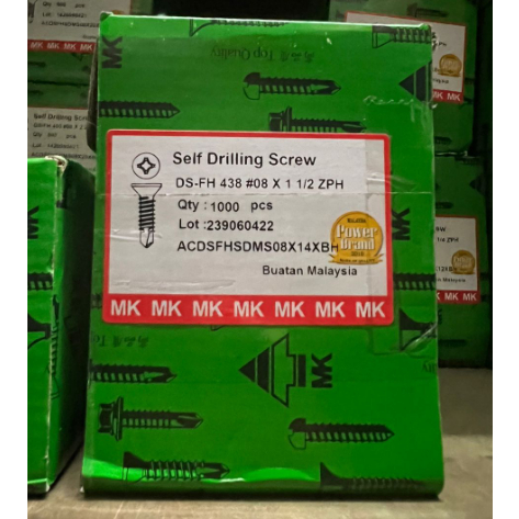ORIGINAL MK SELF DRILLING SCREW PHILIPS TYPE - PAND HEAD AND FLAT HEAD ...