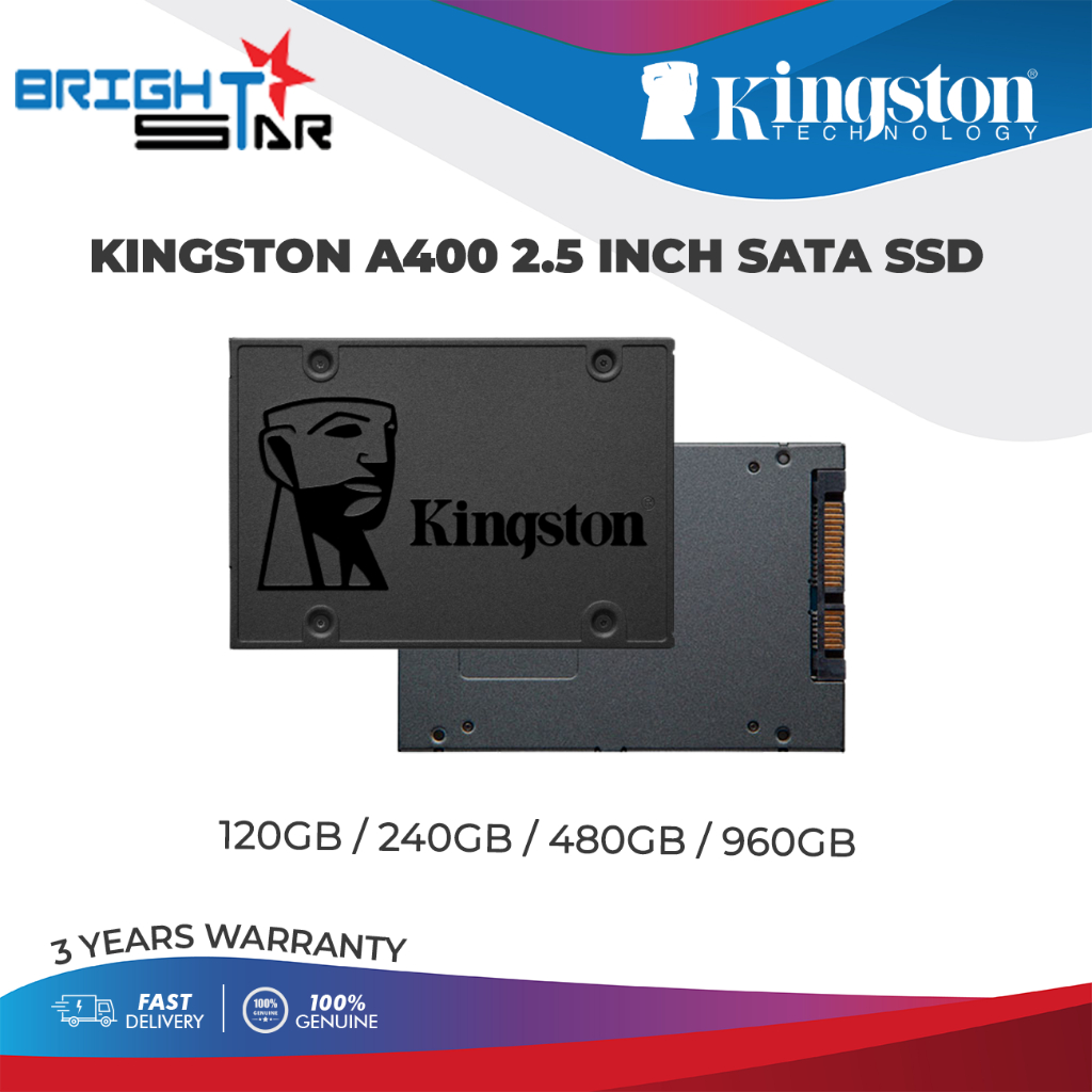 KINGSTON A400 2.5" SATA SSD | Shopee Malaysia