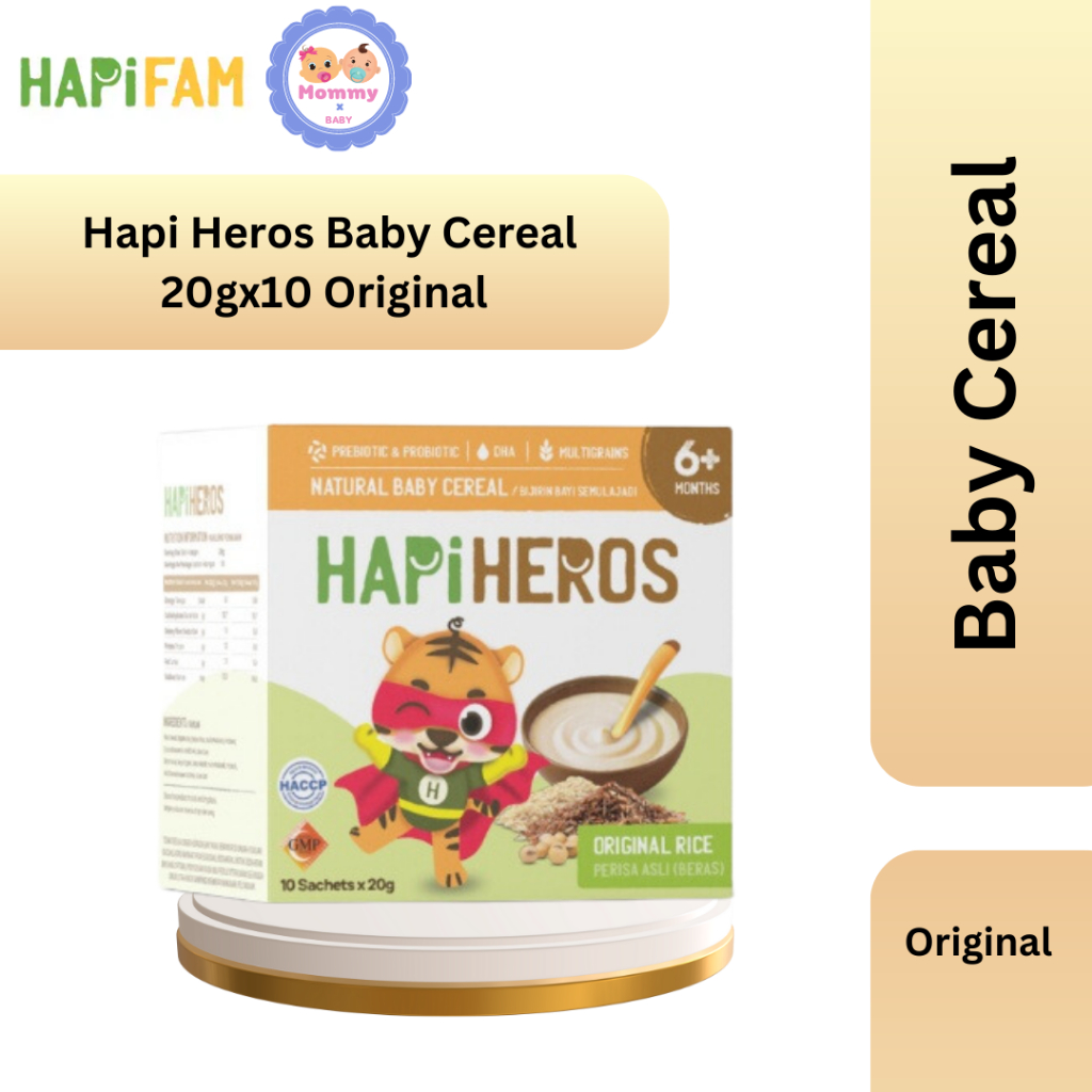 Hapi Heros Baby Cereal 20gx10 (Original) | Shopee Malaysia