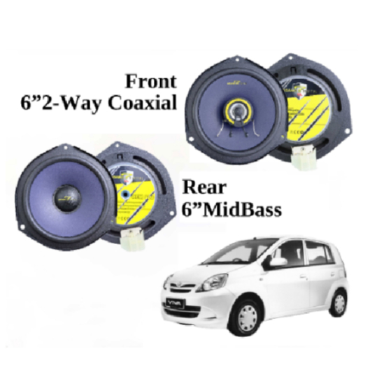(FREE Sound Proof Speaker) PERODUA/PROTON Adams Digital OEM Plug N Play ...