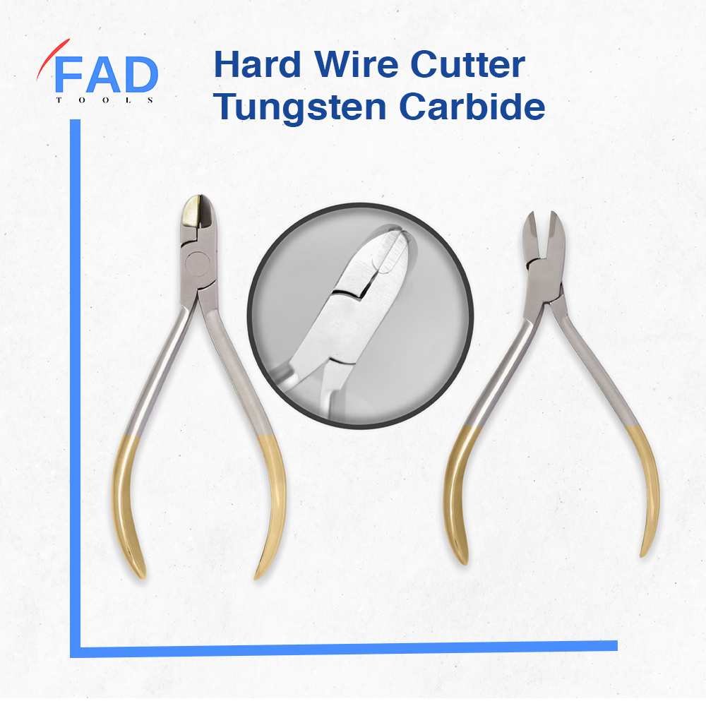 Gold Plated Stainless Steel Dental Orthodontic Hard Wire Cutter with ...