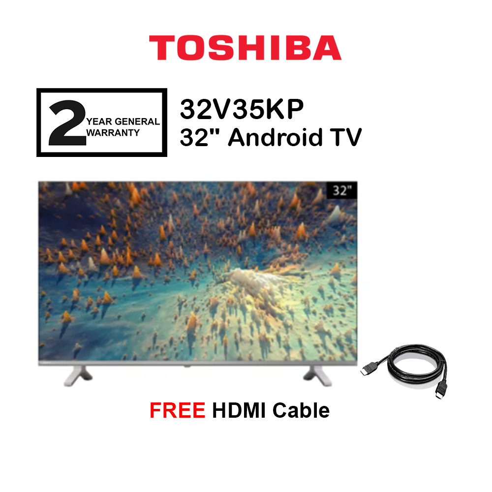 Toshiba 32" HD Google TV 32V35KP Television / Toshiba 32'' HD Vidaa Smart 32V31LP (FREE HDMI ...
