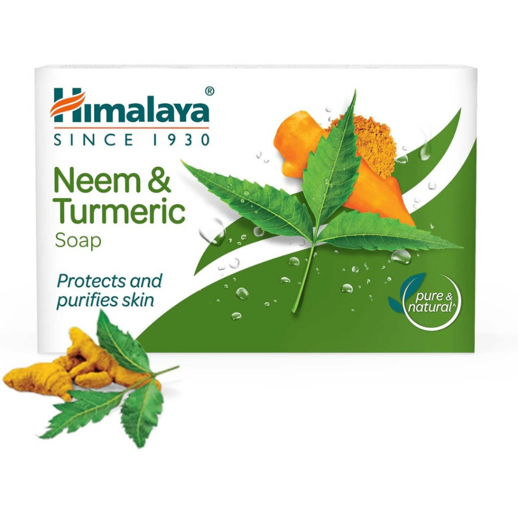 Himalaya - Neem &Turmeric Soap -Cleanses and Purifies Skin - 125g ...