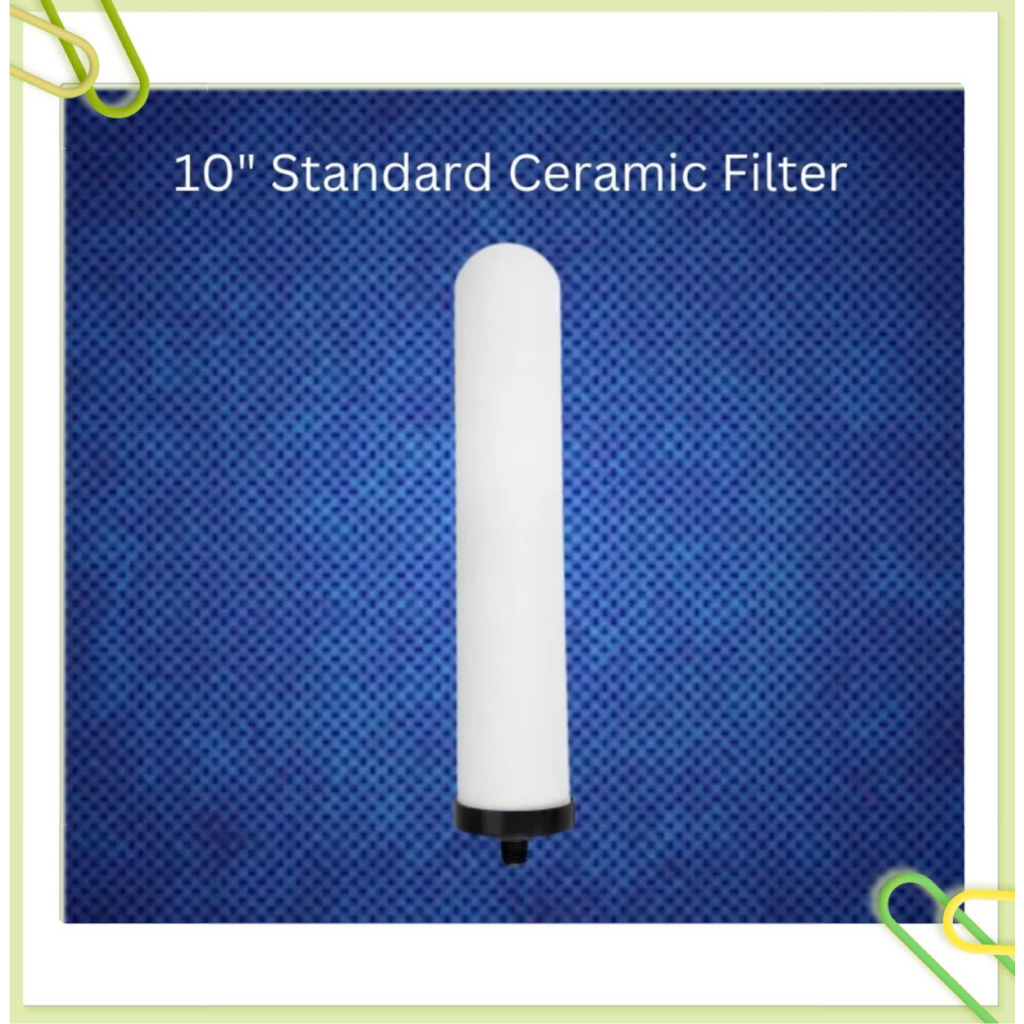 10" Standard Ceramic Water Filter Candle 0.9 micron filtration rating ...