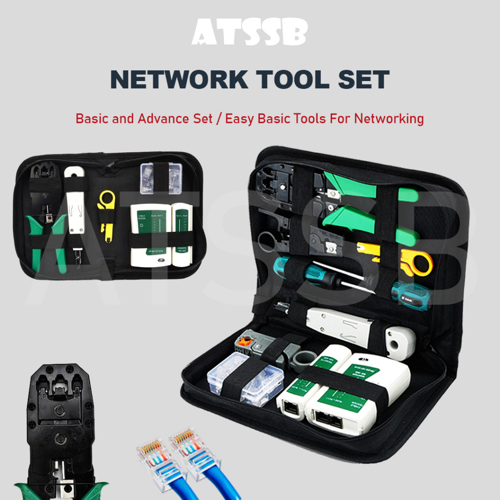 Ready Stock 🔥 NT01 Network Tester Repair Tool Kits Lan Tester RJ45 ...