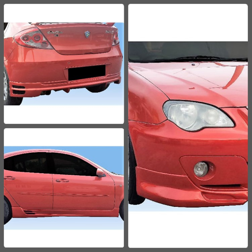 Proton Gen 2 Promote 2 Skirting Body Kit Fiber Ready Stock | Shopee ...
