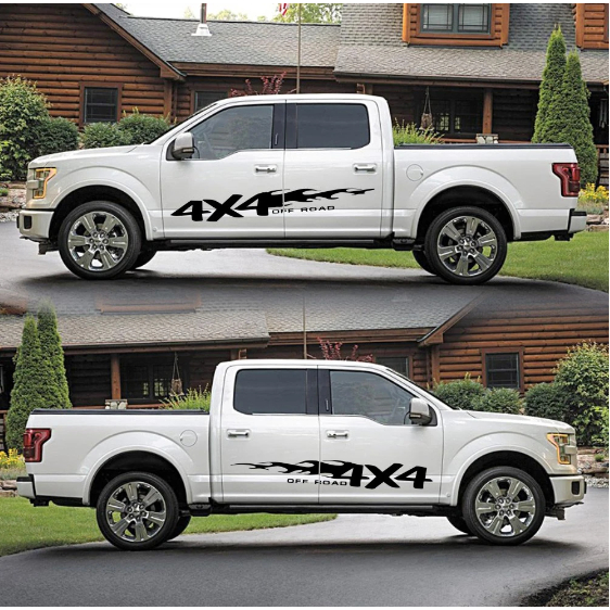 4x4 side body sticker for toyota hilux nissan navara isuzu damx triton ...