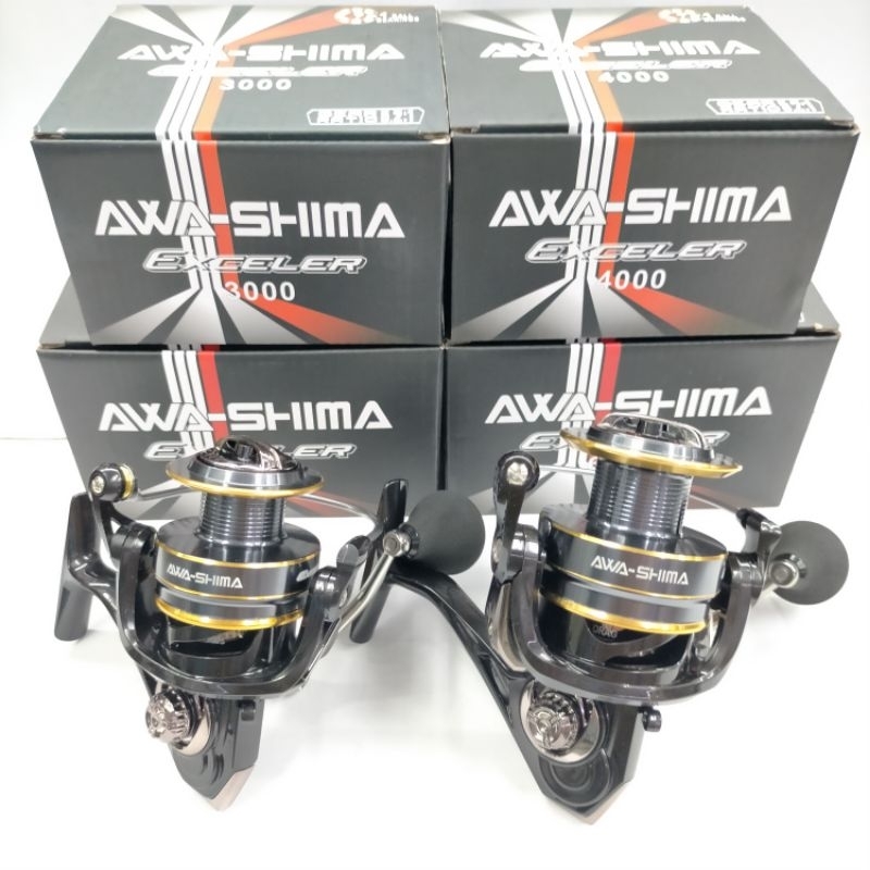 NEW AWA-SHIMA EXCELER SPINNING REEL | Shopee Malaysia