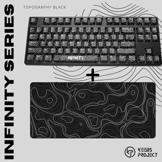 Topography Keycaps- INFINITY SERIES PBT Keycaps Cherry Profile for ...