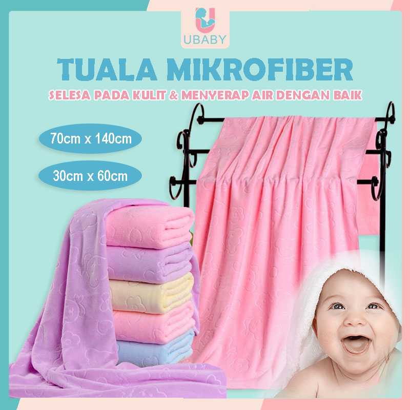 Quick Drying Towel Absorbent Bath Towel Microfiber Embossed Bear 30 ...