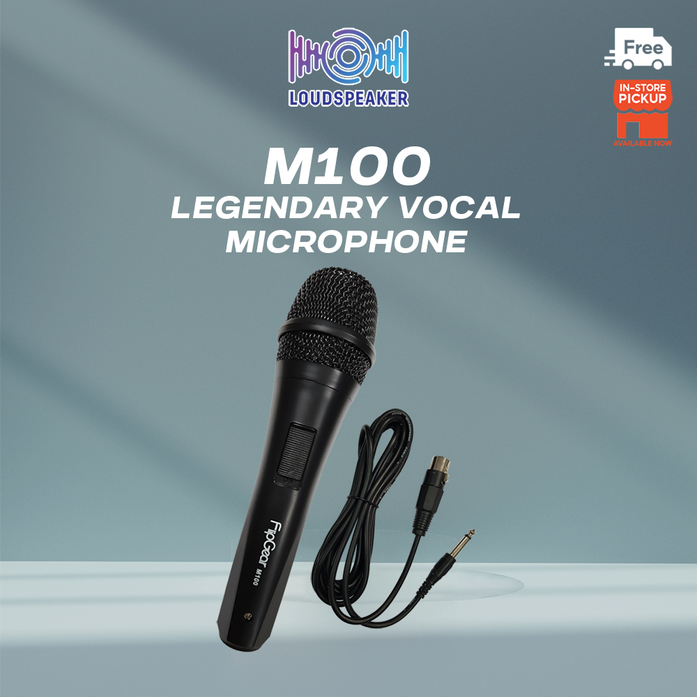 Vinnfier FlipGear M100 Legendary Vocal Microphone Wired | Shopee Malaysia
