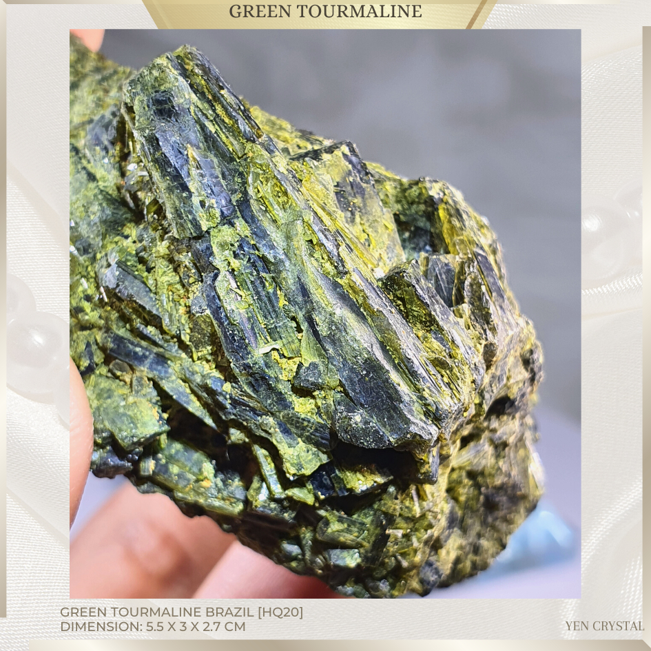 GREEN TOURMALINE VERDELITE *HIGH QUALITY NATURAL STONE*[HQ20] ZAMBIA ...