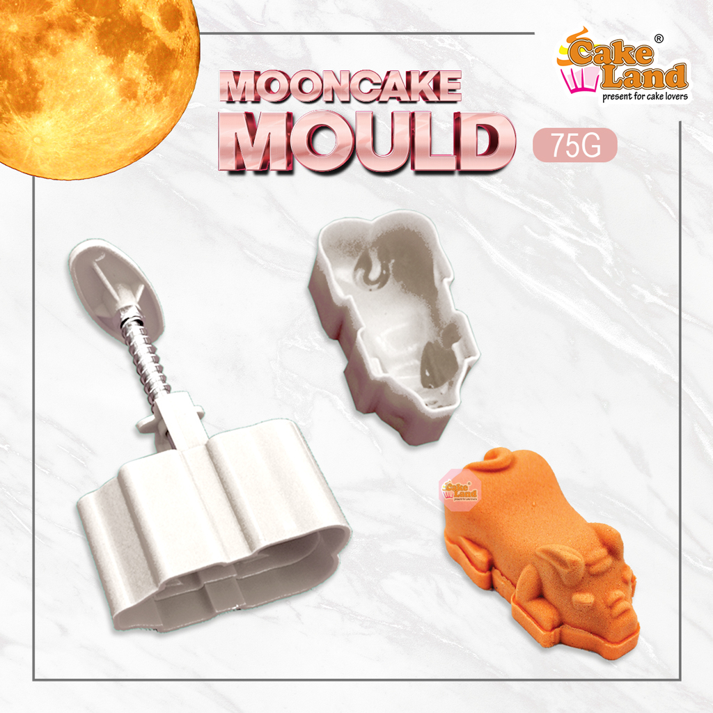 CAKE LAND Mooncake Mould - Pig (75g) | Shopee Malaysia