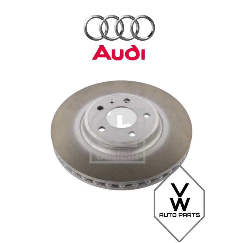 ( 100% FEBI GERMANY ) FRONT BRAKE DISC ROTOR FOR AUDI A4 A5 Q5 B8 B8.5 ...