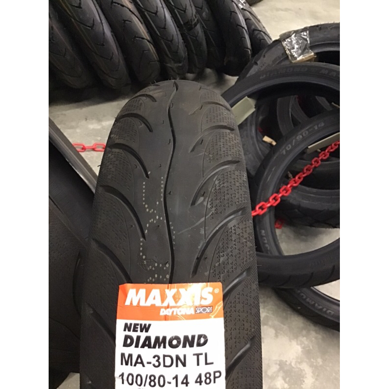 MAXXIS NEW DIAMOND ‼️ MA-3DN 100/80-14 48P | Shopee Malaysia