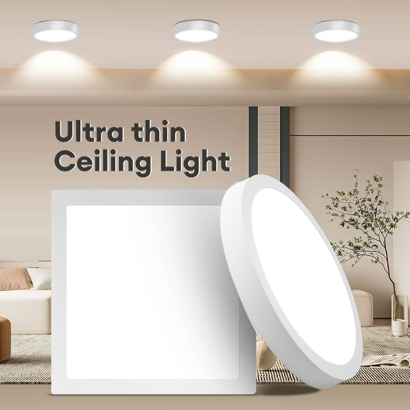 Led Surface Downlight Round/Square Home Lighting Lampu Siling 30W/24W ...