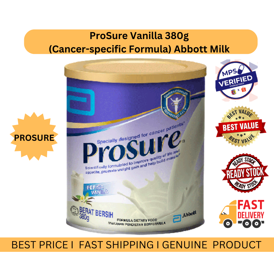 ProSure Vanilla 380g (Cancer-specific Formula) Abbott Milk | Shopee ...