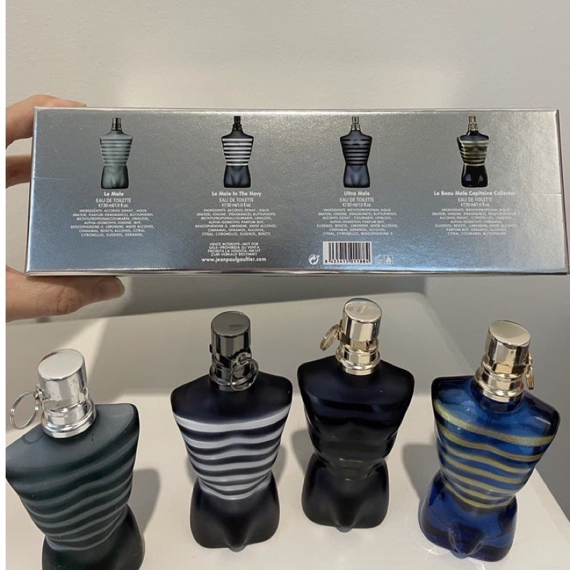 🔥Ready Stock🔥 JP Gaultier (JPG) Le Male 4 In 1 (4X30ml) Gift Set EDT ...