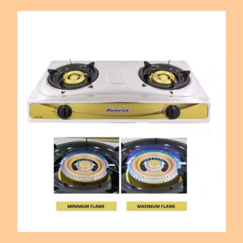 [Ready Stock] HICOOK Homelux HDS-8080 Double Gas Stove Auto Ignition ...