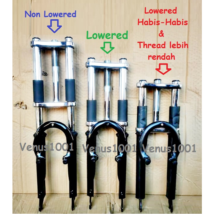 Fork Chrome lowered 20" habis habis sesuai untuk basikal lajak dan ...