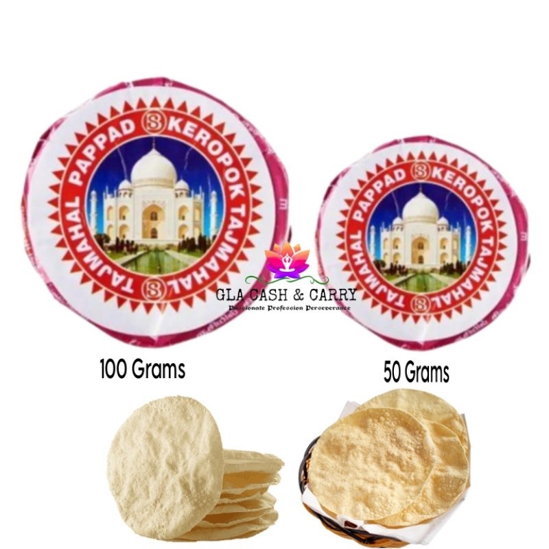 [Clearance Stock] Original Taj Mahal Papadam/Pappad Snacks | Shopee ...