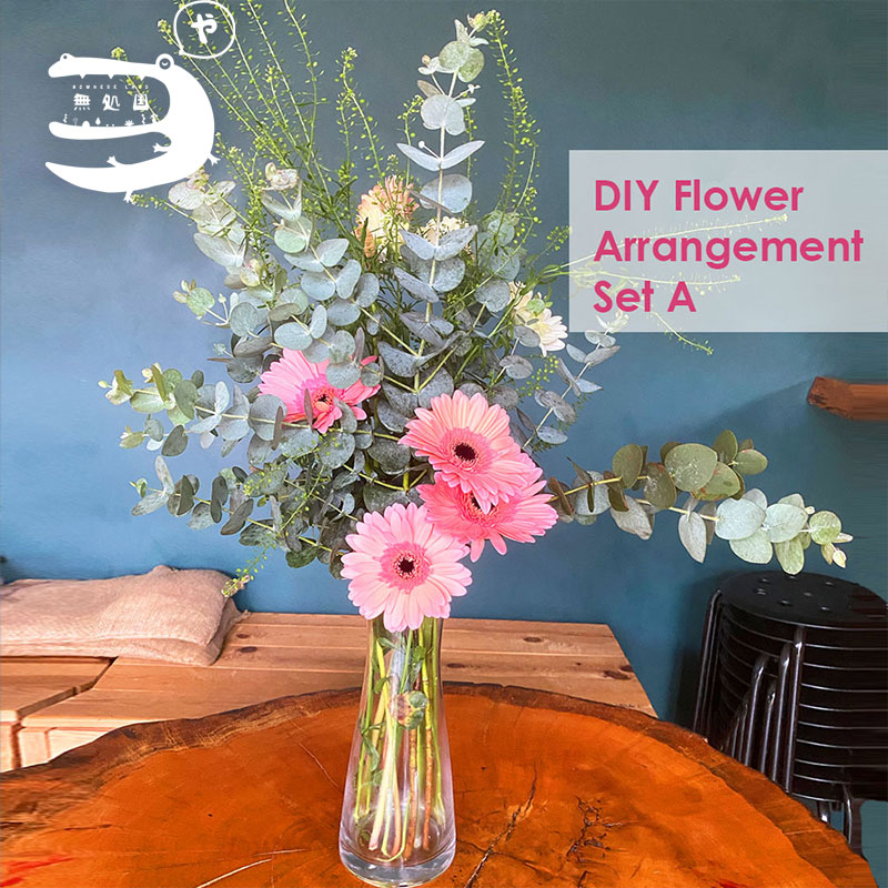 [Fresh Flower] DIY Flower Arrangement Set A : Top-grade flowers ...