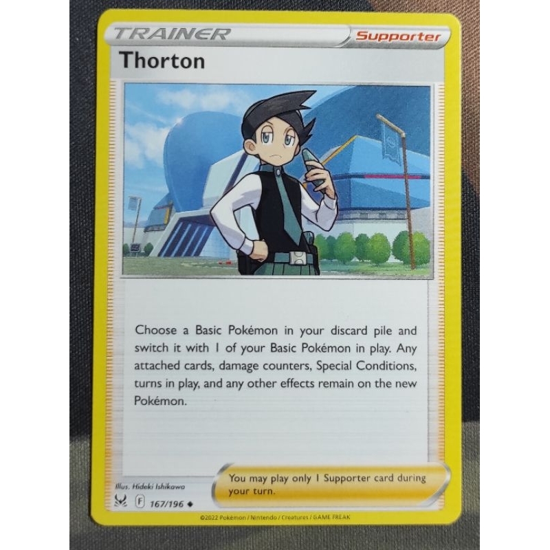 POKÉMON PTCG SS11 Lost Origin 167/196 Thorton | Shopee Malaysia
