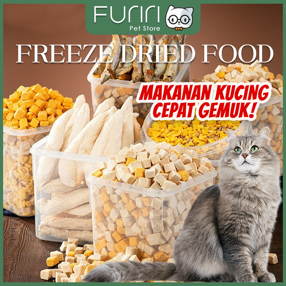 Furiri 500g Barrel Freeze Dried Cat Dog Food Treats Snacks Pet Food ...