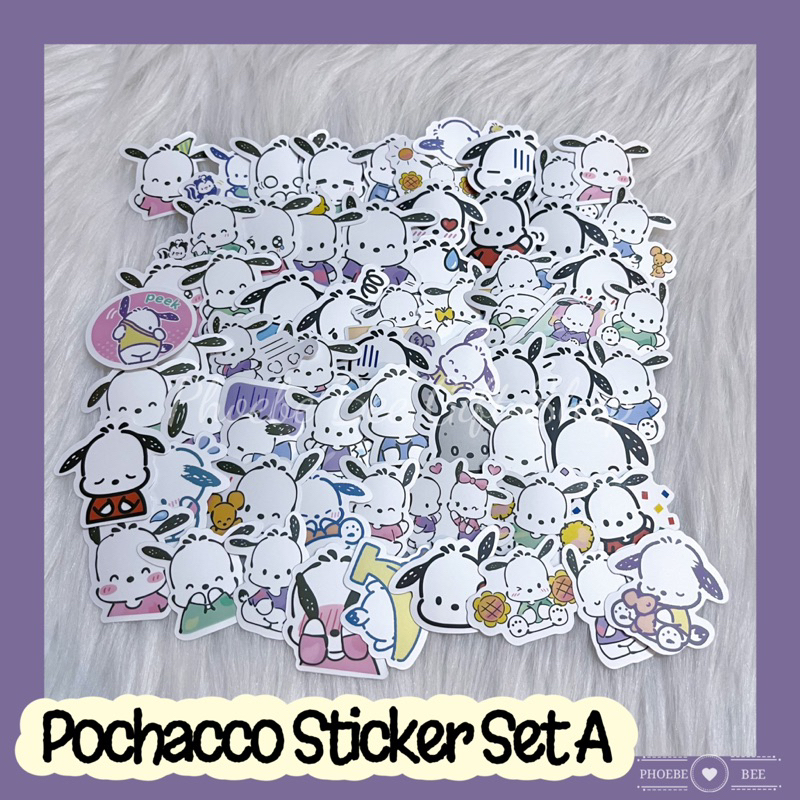 60 pcs Pocchaco sticker Waterproof sticker waterbottle sticker laptop ...
