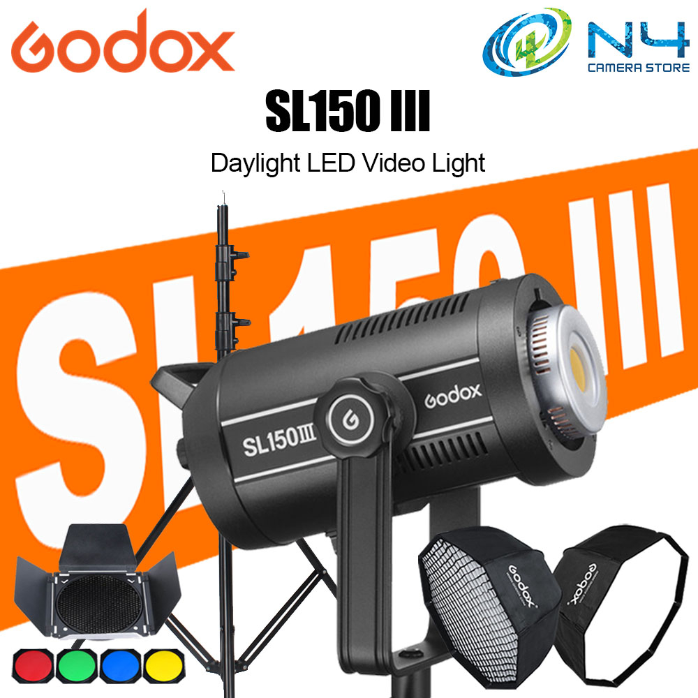 Godox SL150III 150W 5600K White Version LED Video Light Bowens Mount ...