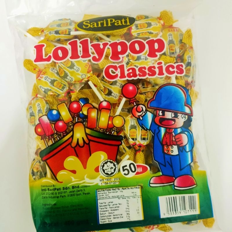 50pcs Sarsi Lollipop / Lollypop Classics (HALAL) | Shopee Malaysia