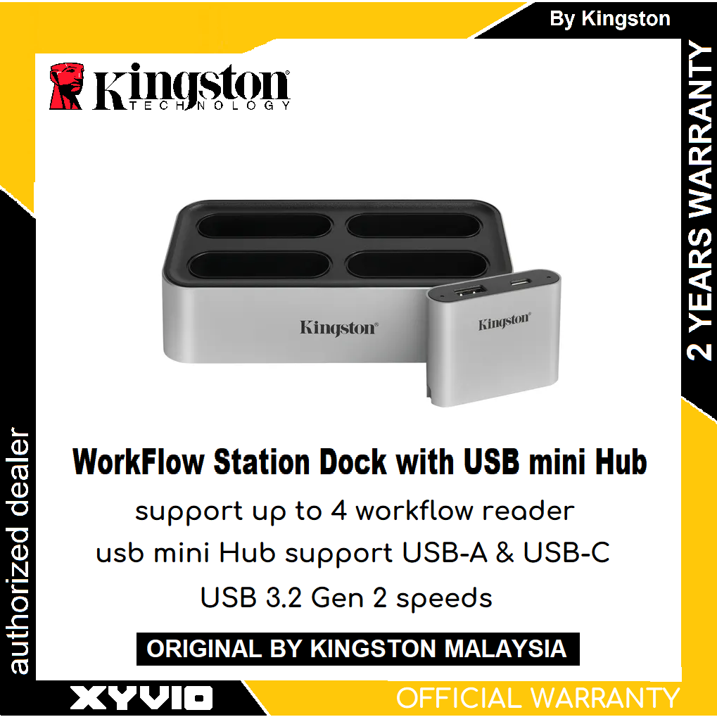 Kingston USB 3.2 Gen 2 WFS-U Workflow Station ( WFS-SD WFS-SDC Series ...