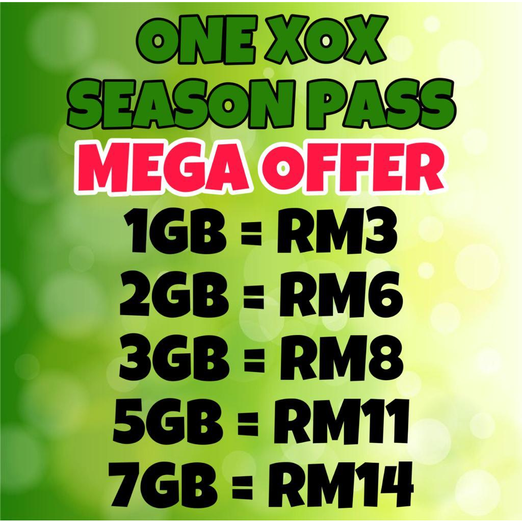 ONEXOX SEASON PASS MEGA OFFER | Shopee Malaysia