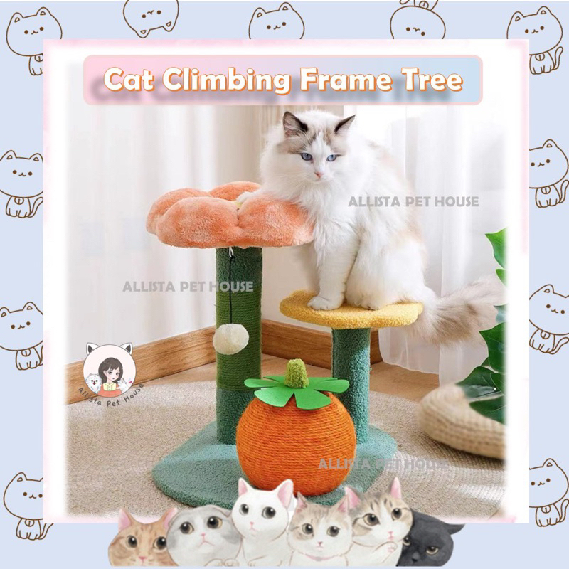 [READY STOCK] Cat Climbing Frame Tree Cat House Cat Tower Cat Tree Cat ...