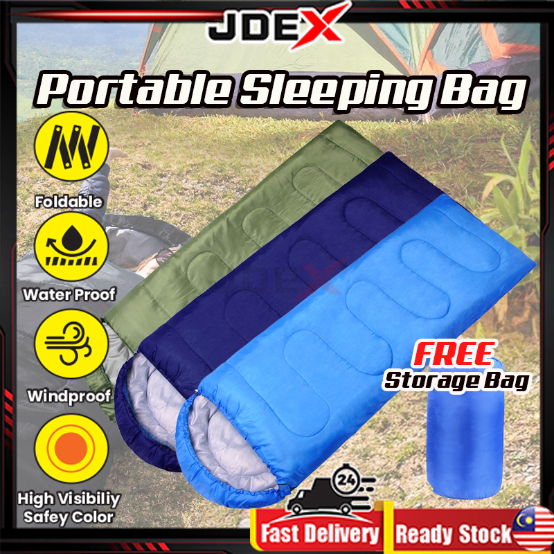 JDEX 0.95kg sleeping bag camping tebal beg tidur camping sleep bag ...